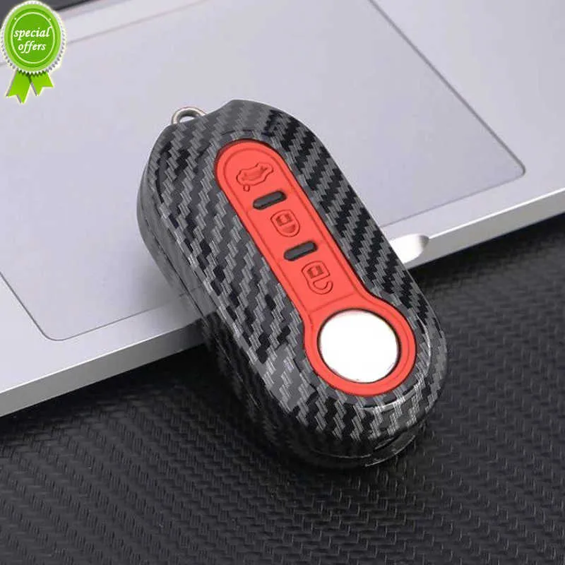 2025 New 2025 New Carbon Abs Car Fob Shell Cover For FIAT 500 500L 500X ...