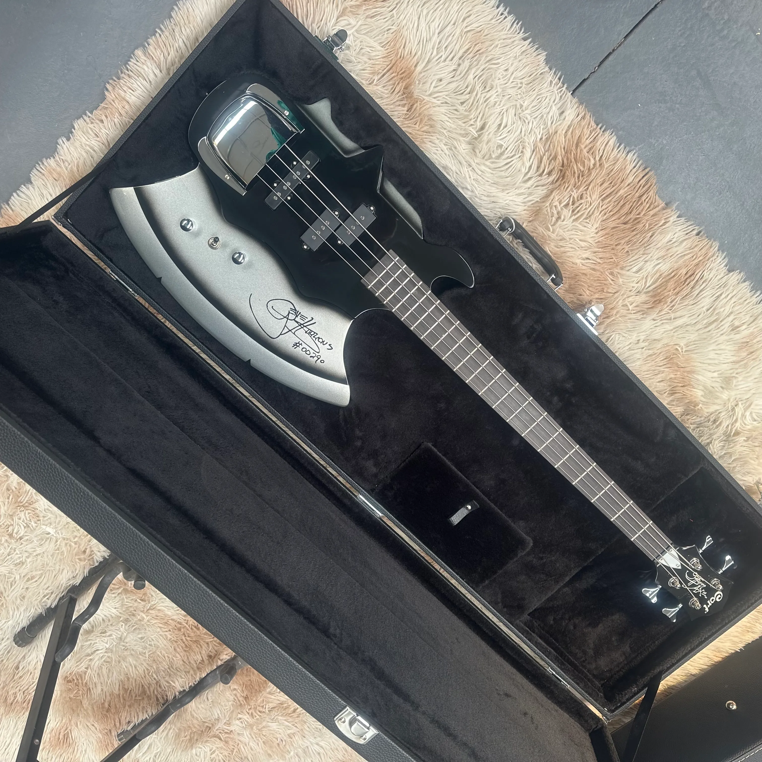 Electric Guitar Custom Shape 4 String Bass, HH... From Guitarstoredhg ...