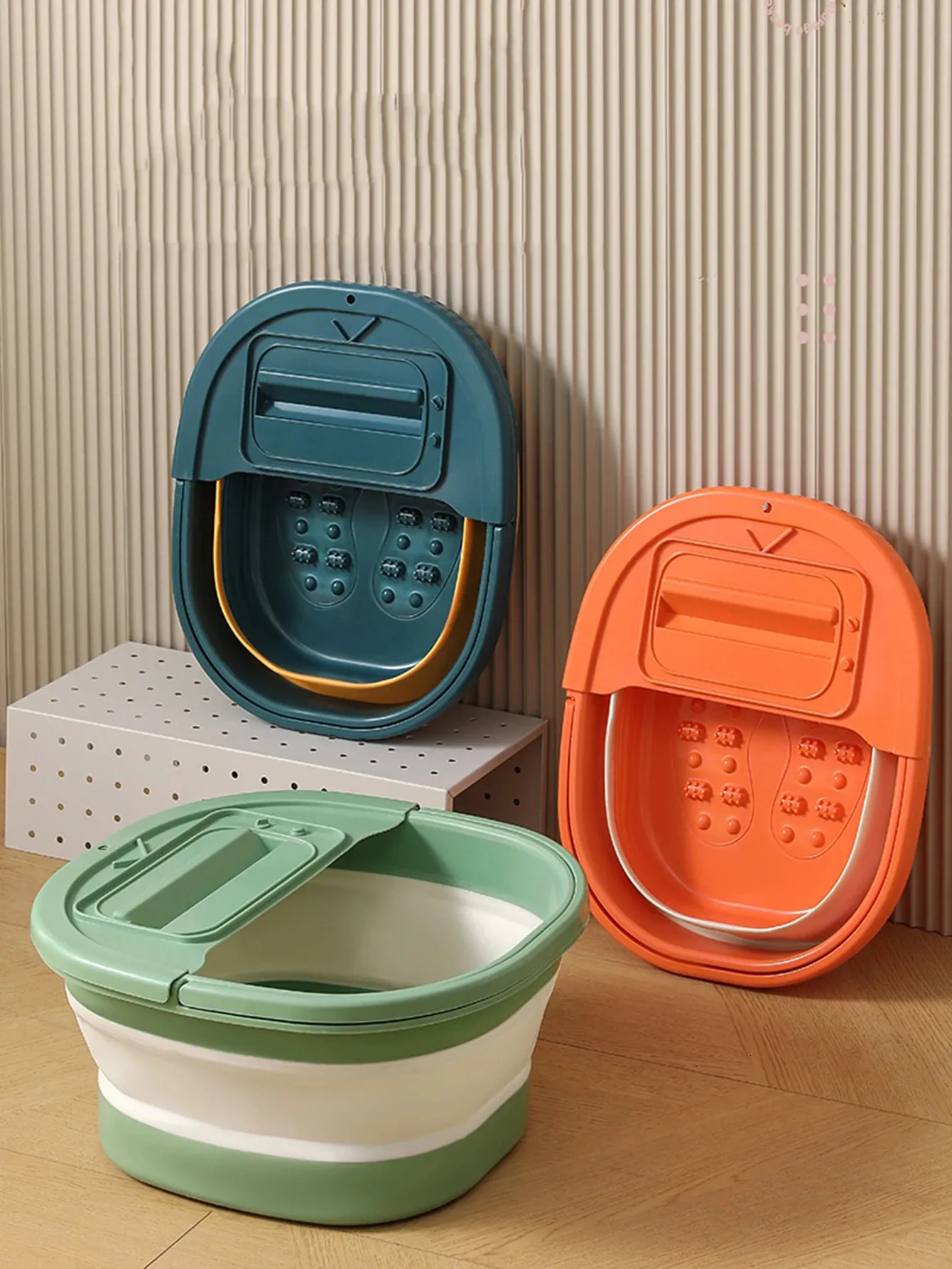 DHgate.com:Buckets Foldable foot bath tub for home massage 231124:Home ...
