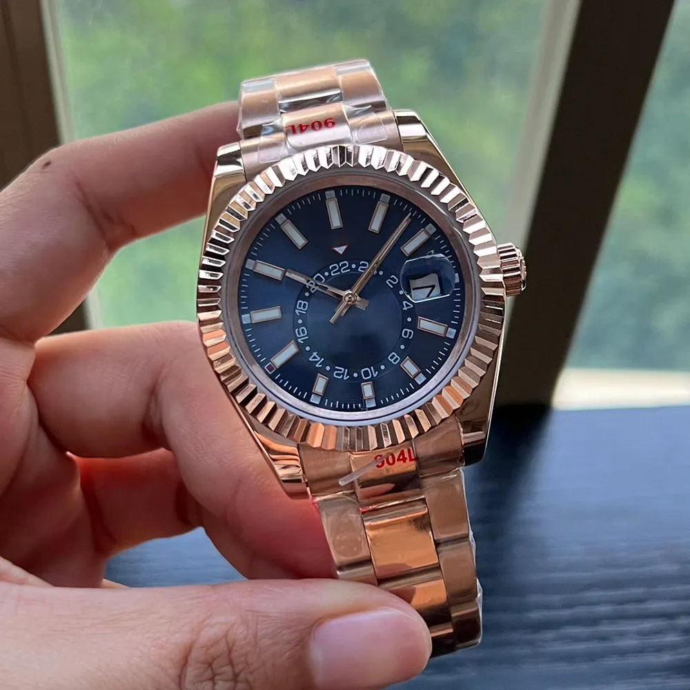 Luxury Mens Automatic Mechanical Watch 40MM Stainless Steel Classic ...