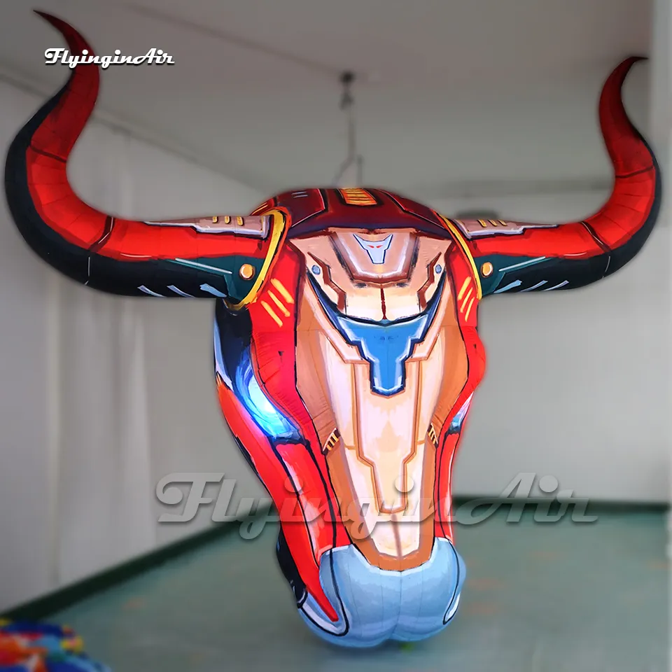 Big Ornament Balls For Outside: Giant Inflatable Bull Head Stage ...