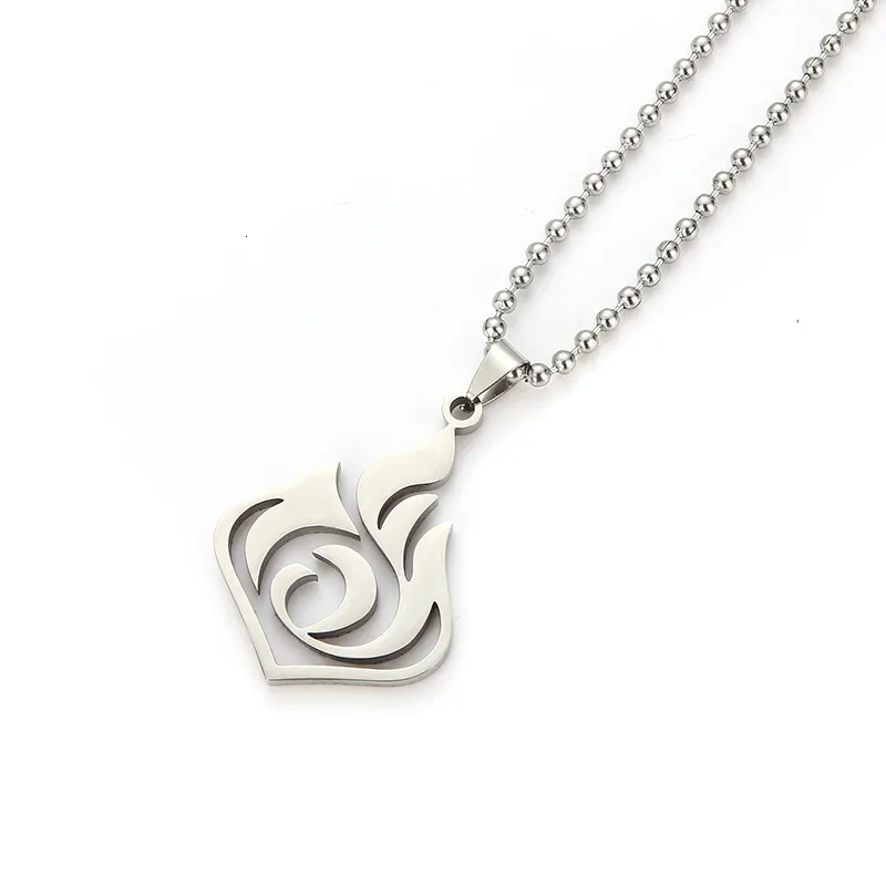 Genshin Impact Zodiac Necklace Geo Cyro Dendro Electro Pyro Eye Of God ...