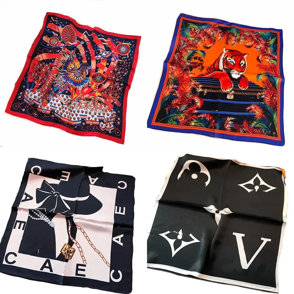 Designer Silk Scarf With Print Letter Logo, Comfortable Fabric Shawl ...