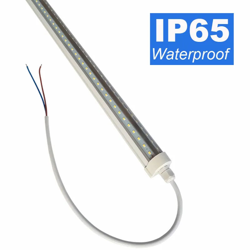 Waterproof LED Vapor Proof 4ft Light Fixture With Clear Cover 36W Long ...
