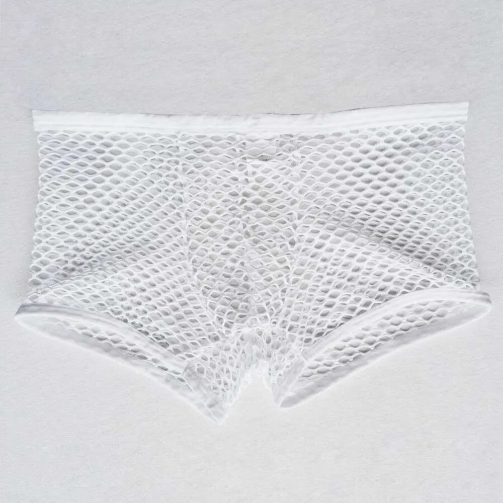 Gay Mens Underwear Sporty Mesh Boxer Briefs: Lightweight, Breathable ...