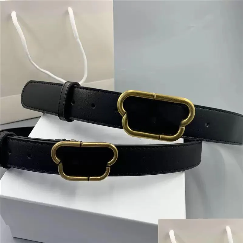 Belts Women Genuine Leather Belt Mens Designer Fashion Men Womens Gold ...