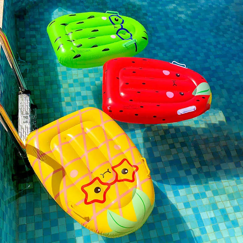 Kids Inflatable Buoy Life Jackets With Cute Cartoon Fruit Design For ...