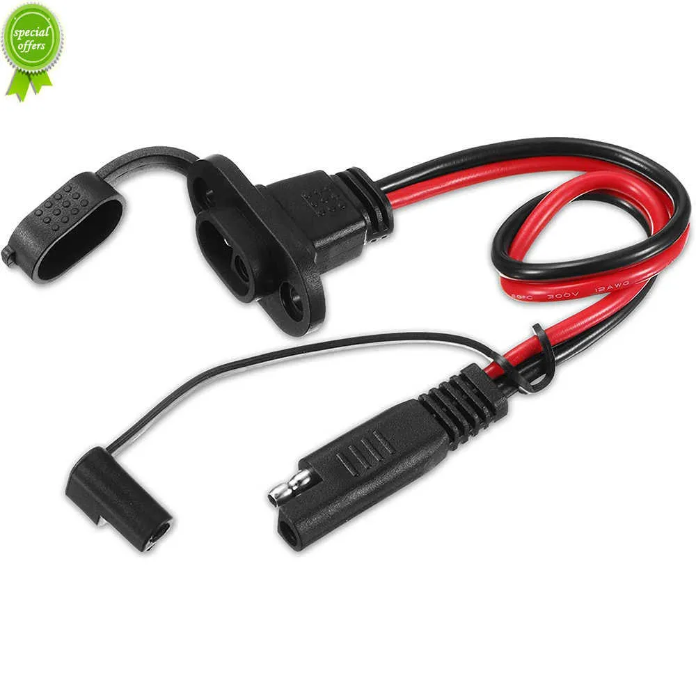 Waterproof 12AWG SAE Quick Connector Harness Extension Cord For Solar ...