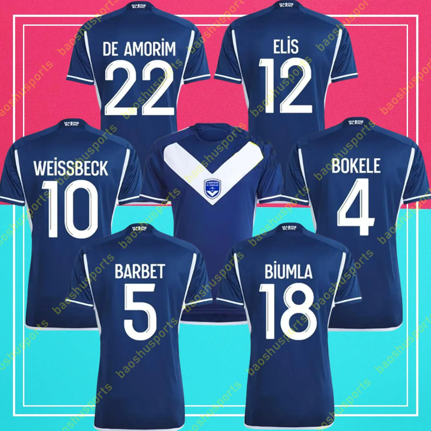 Girondi Ngozi BoRDeaUx World Cup 2022 Jerseys Mens Kit For Home And ...