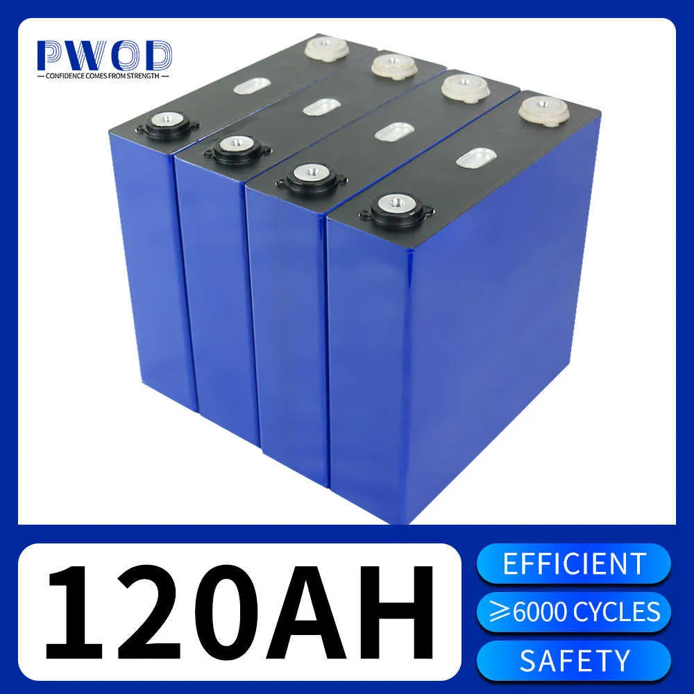 High Performance 3.2V 120AH Lifepo4 Cell Rechargeable Battery Pack For ...
