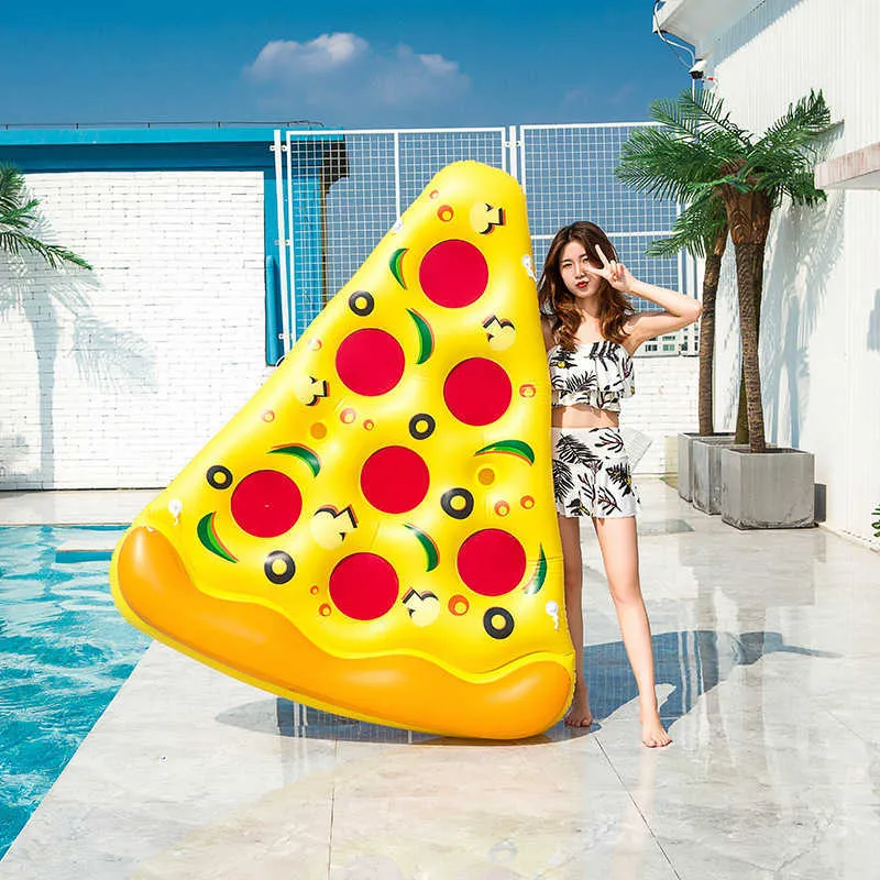 DHgate.com:Inflatable Pizza Pool Float for Kids - Summer Fun Swimming ...
