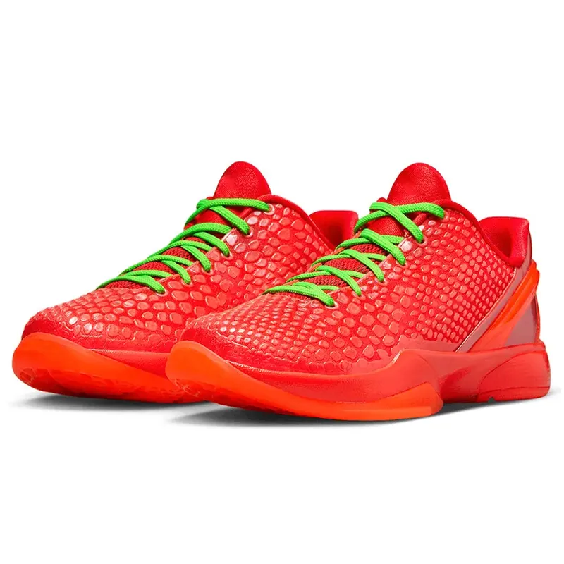 Reverse Grinch 6 Basketball Shoes For Men Mambacita Think Pink Mens ...