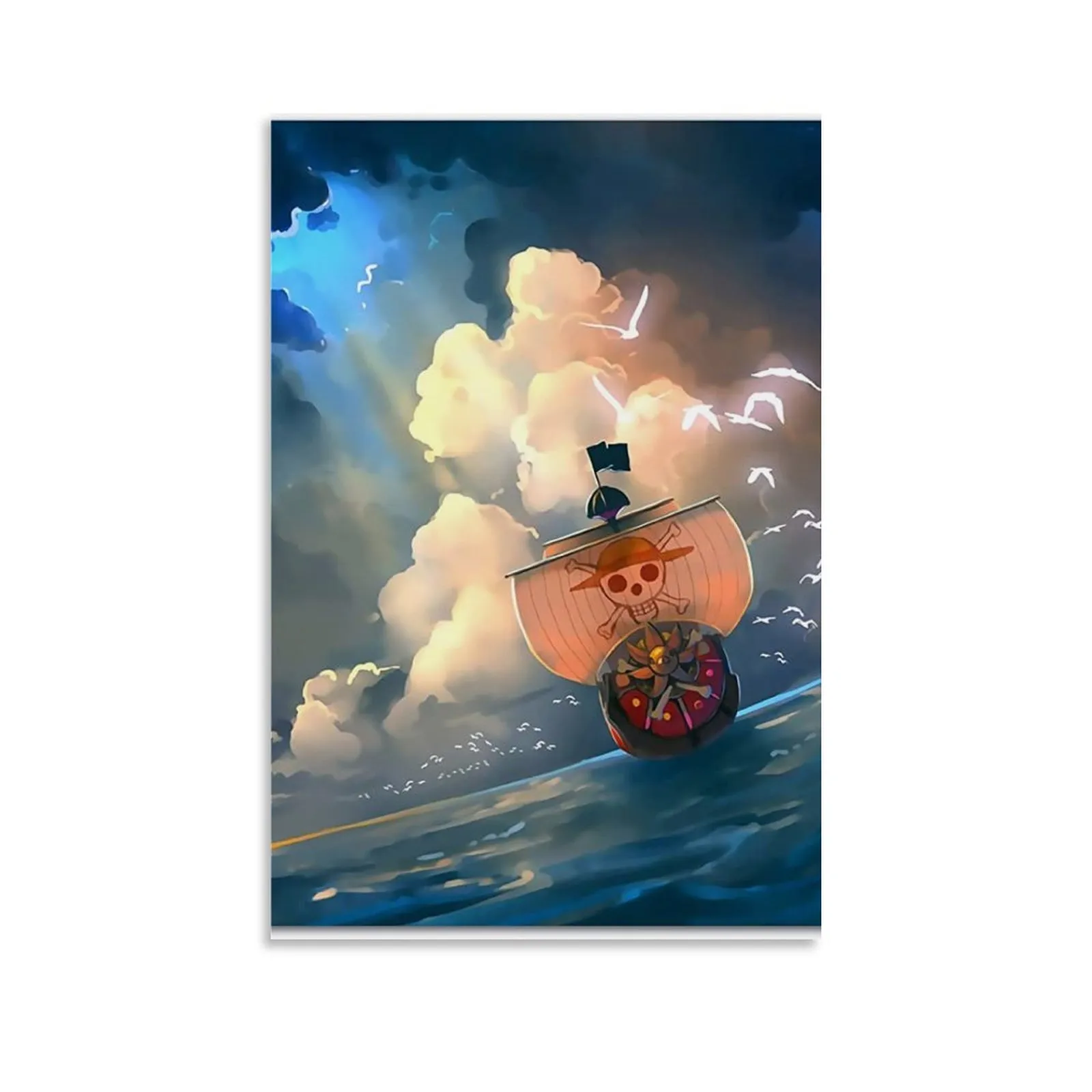 Panel Hanging Posters Vertical One Piece Anime One Piece Poster Wall ...
