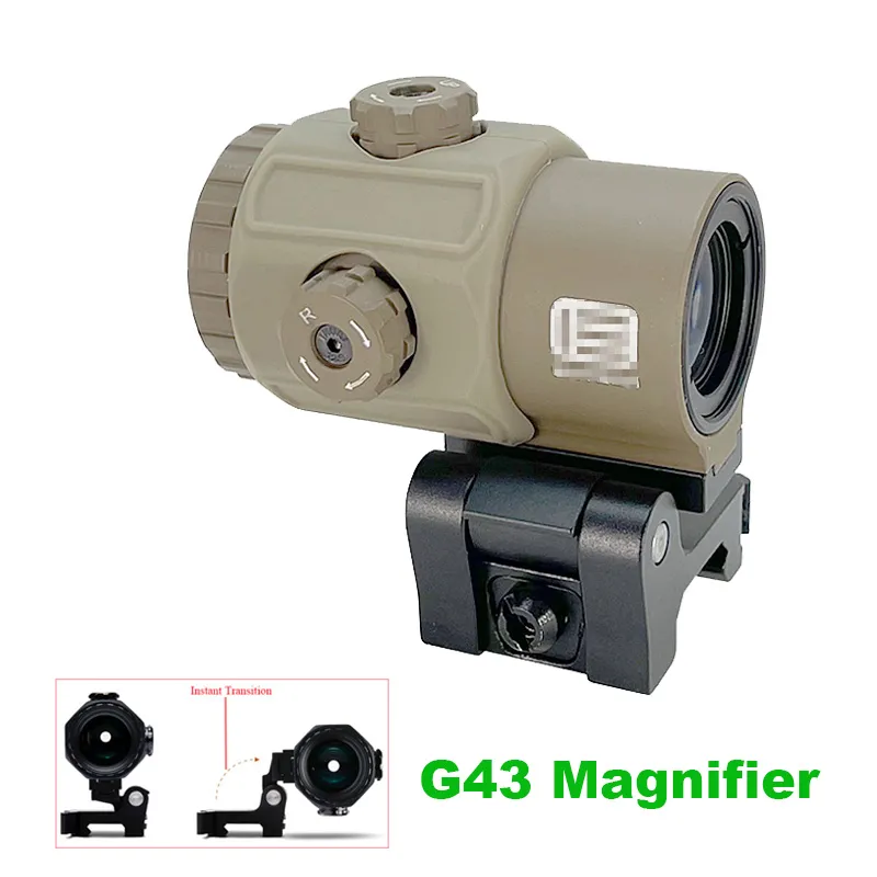 3x Tactical Magnifier Optics Rifle Scope For 20mm Weaver Rail, STS ...