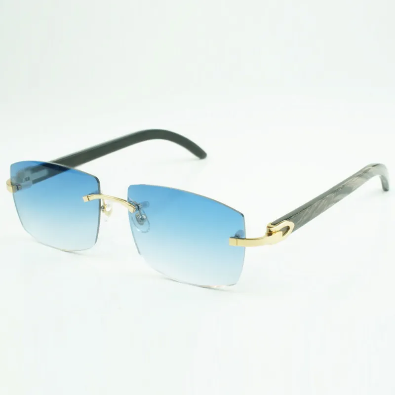 Buffs Sunglasses Flat C Hardware With Black Patterned Cowhorn Legs ...