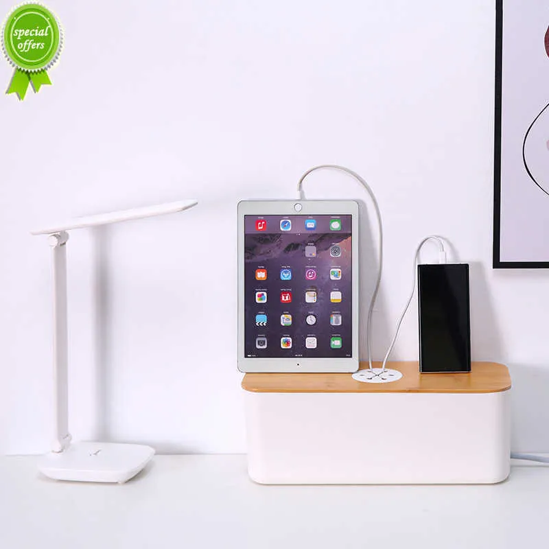 Storage Box Organizer Elegant Power Strip Cable Management Box With ...