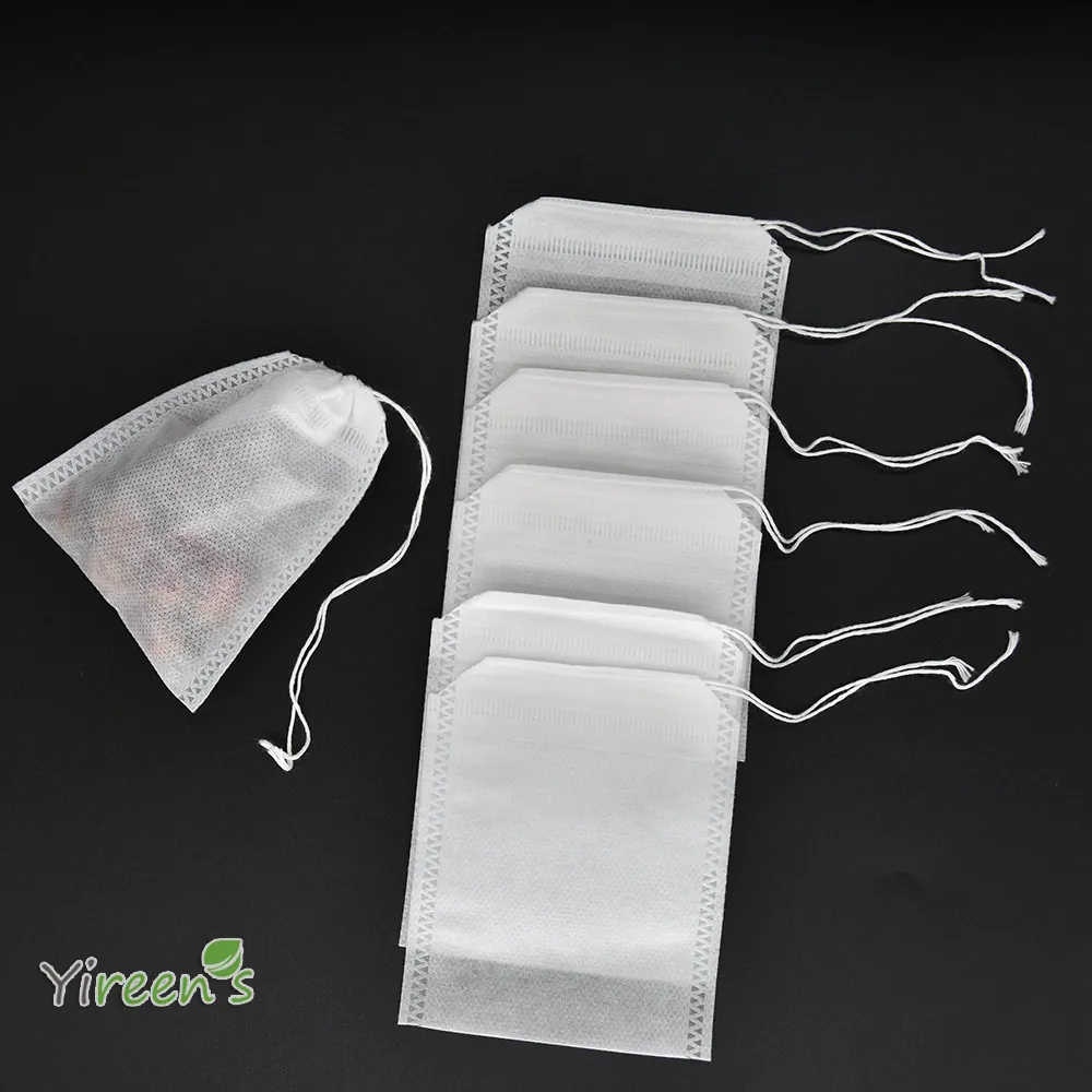 100X 120mm Coffee & Tea Tools Empty Non Woven Fabric Bag Single Strings ...