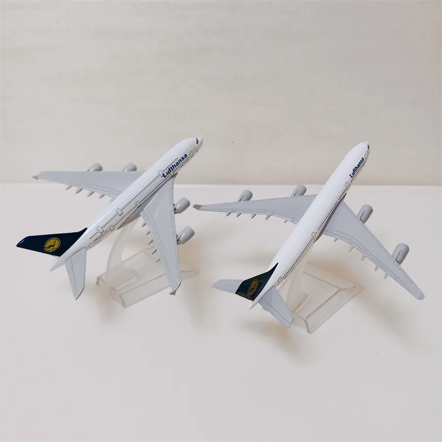 Aircraft Model: Air Germany Lufthansa Airbus A340 A380, 1/400 Scale ...