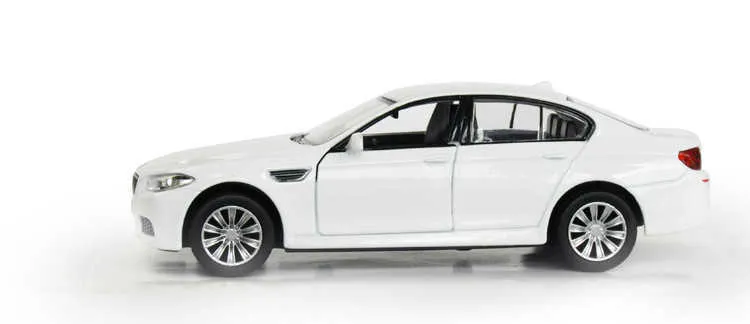 Diecast Model Cars 1:36 BMW M5 Alloy Pull Back Mini Car Replica ...