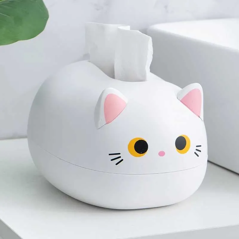 Cute Cat Tissue Box Holder For Napkins & Toothpicks | Kitchen Paper ...
