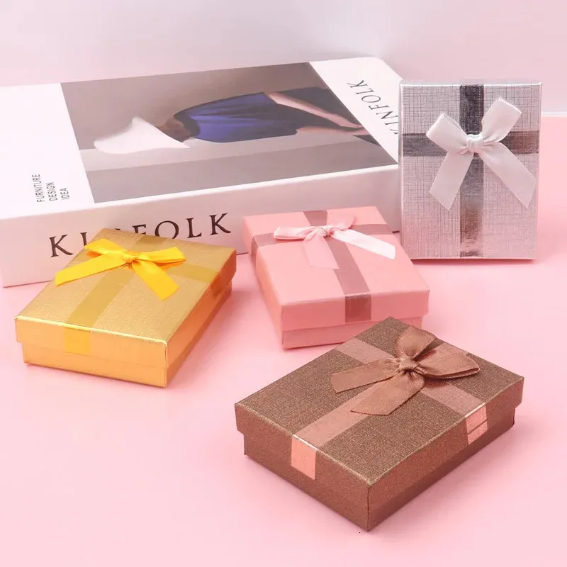 Jewelry Gift Boxes Set - Cardboard Ring Box, Necklace Earring ...