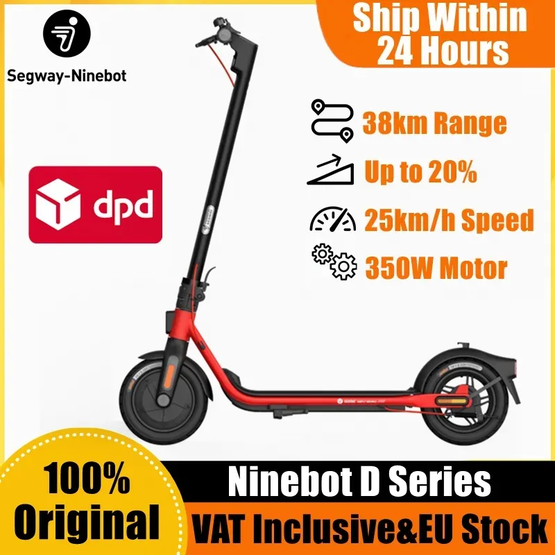 Ninebot By Segway D18E/D28E /D38E Smart Best Commuter Scooter EU Stock ...