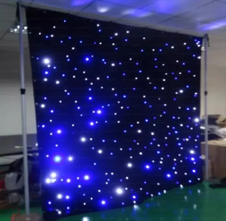 Led Star Curtain 3mx8m Wedding Backdrop Stage... From Holawholesaler ...