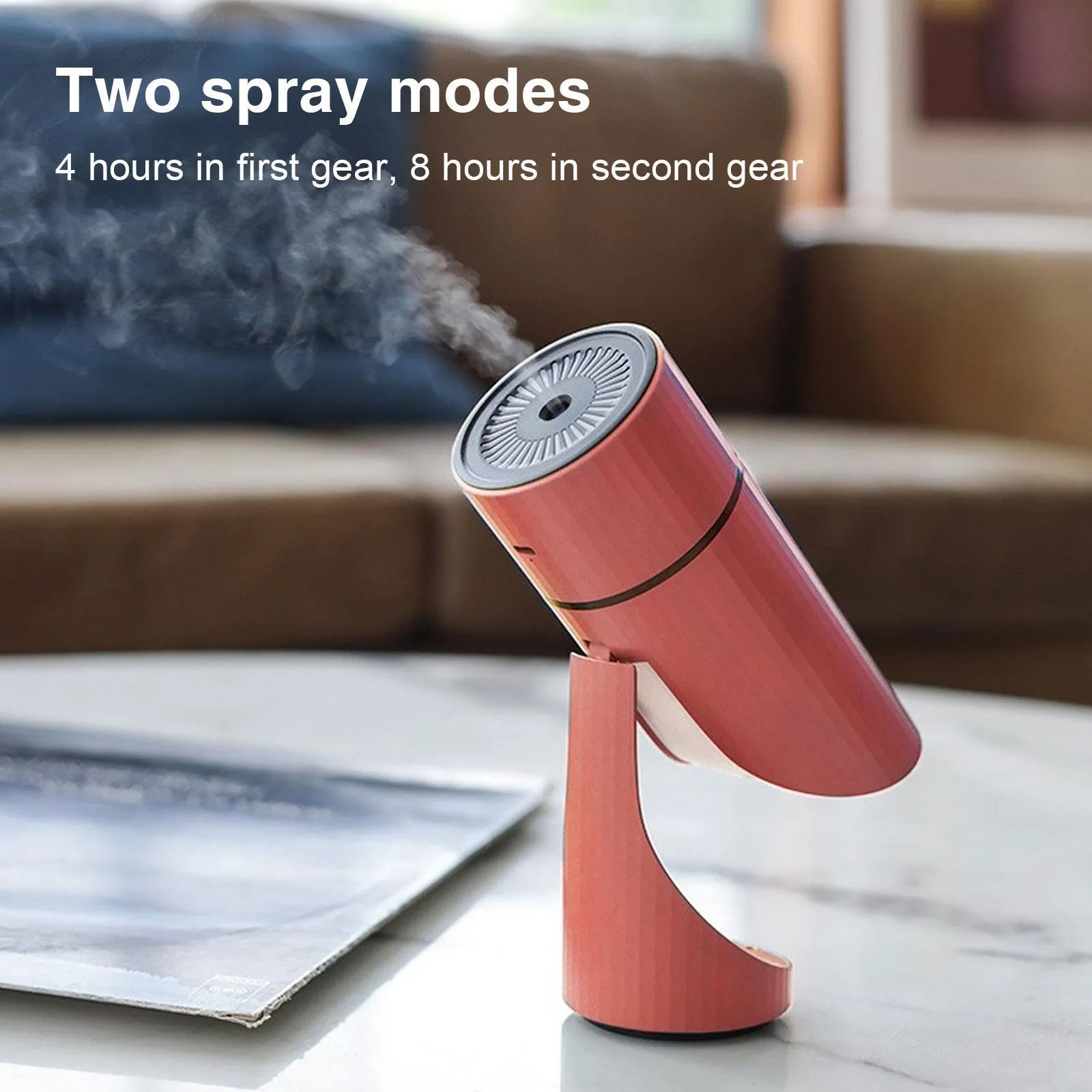 Humidifier Mini: 90 Degree Rotating Portable Air Humidifier With USB ...
