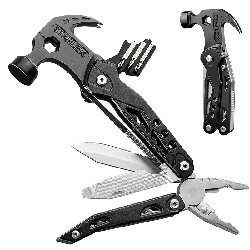 Multitool Hammer 15 Em 1 Mini Hammer Multitool Com Alicates Multi Tool ...