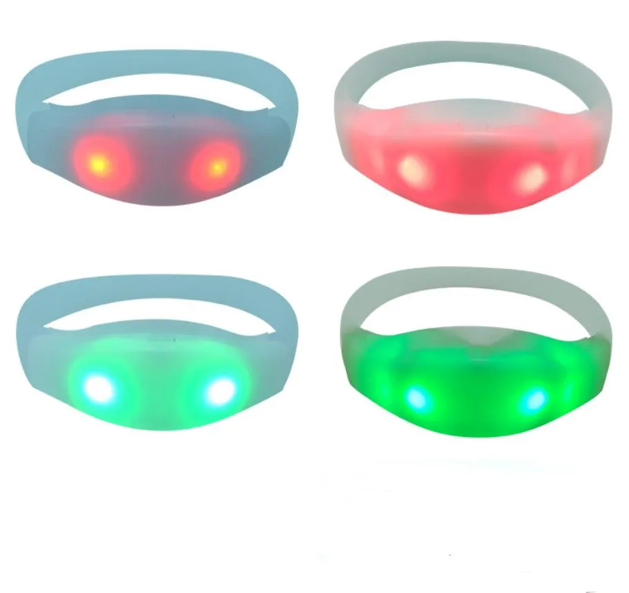 LED Bracelets Sound Activated: RGB Glow In The Dark... From Jessie06 ...