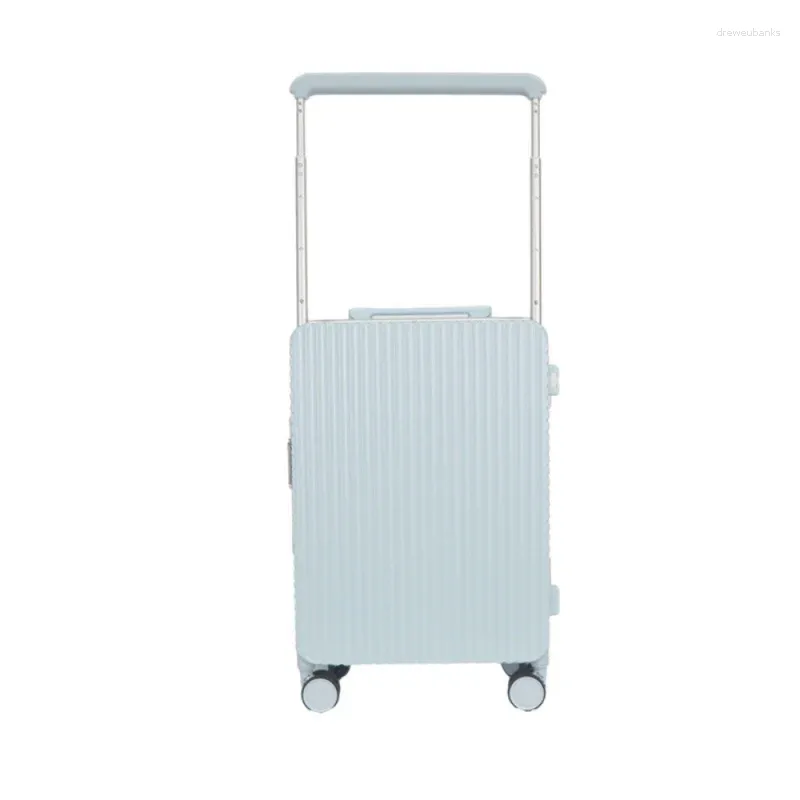 Large TSA Lock Travel Suitcase With Wide Pull Rod And Cup Holder For ...