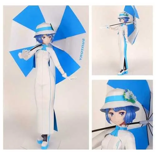 Genshin Impact Origami Papercut Kit Handmade 3D Job Assembly Garage For ...