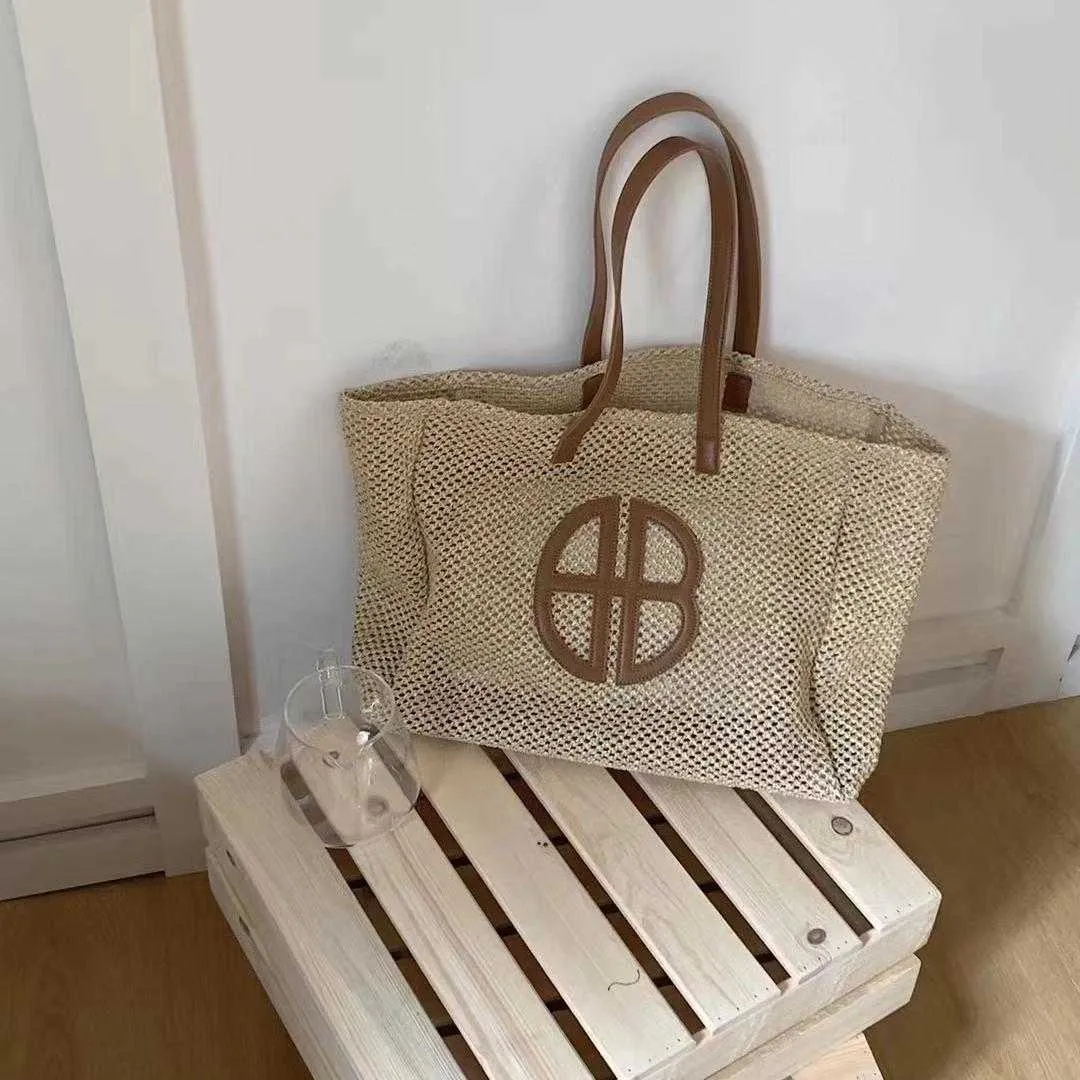 DHgate.com:Natural Grass Straw Summer Tote Bag for Women - Casual ...