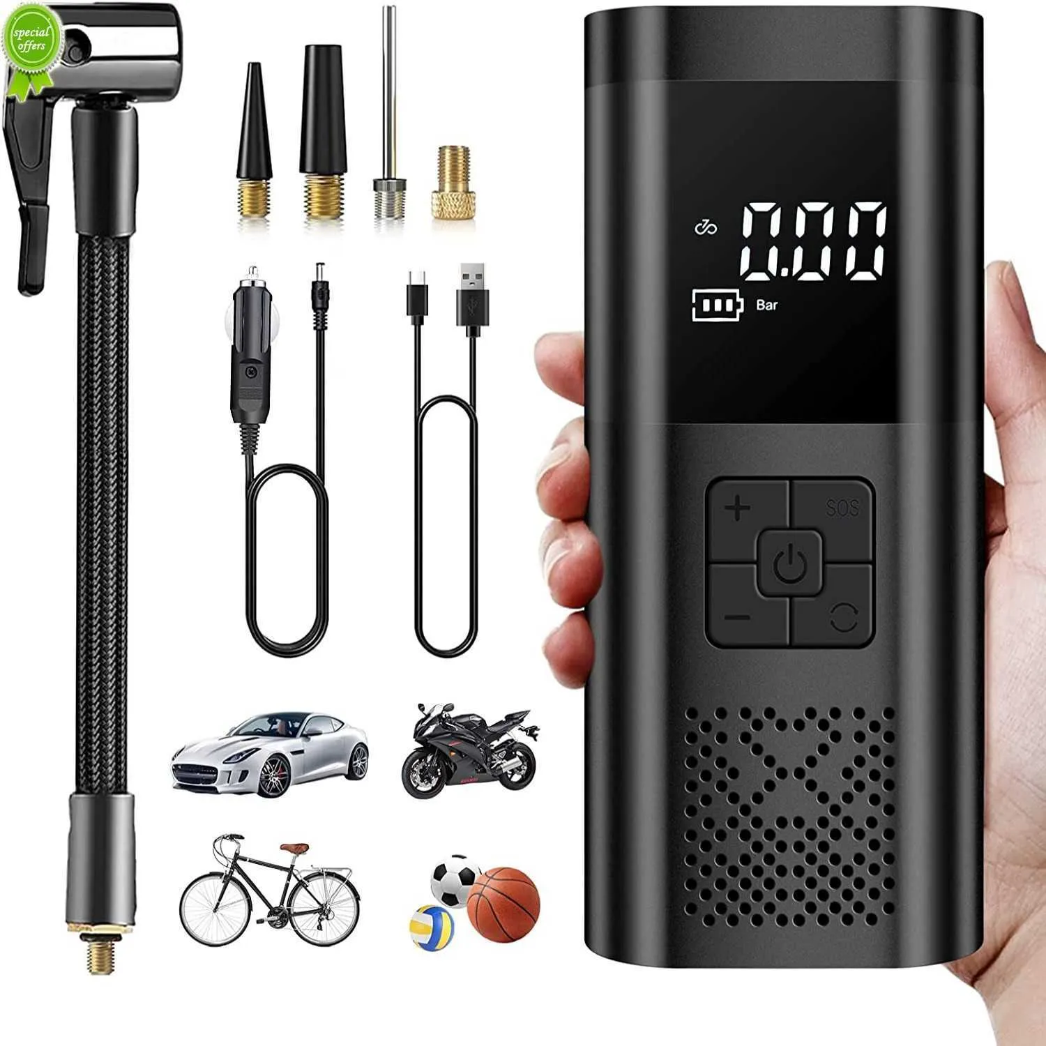 2025 Tire Inflators Portable Cordless Air Compressor With 150 PSI ...