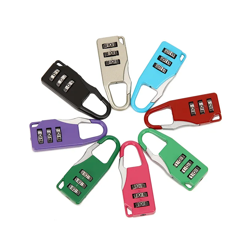 Travel Locks: 4 Number Combination Padlock, Mini Padlock Secure Steel ...