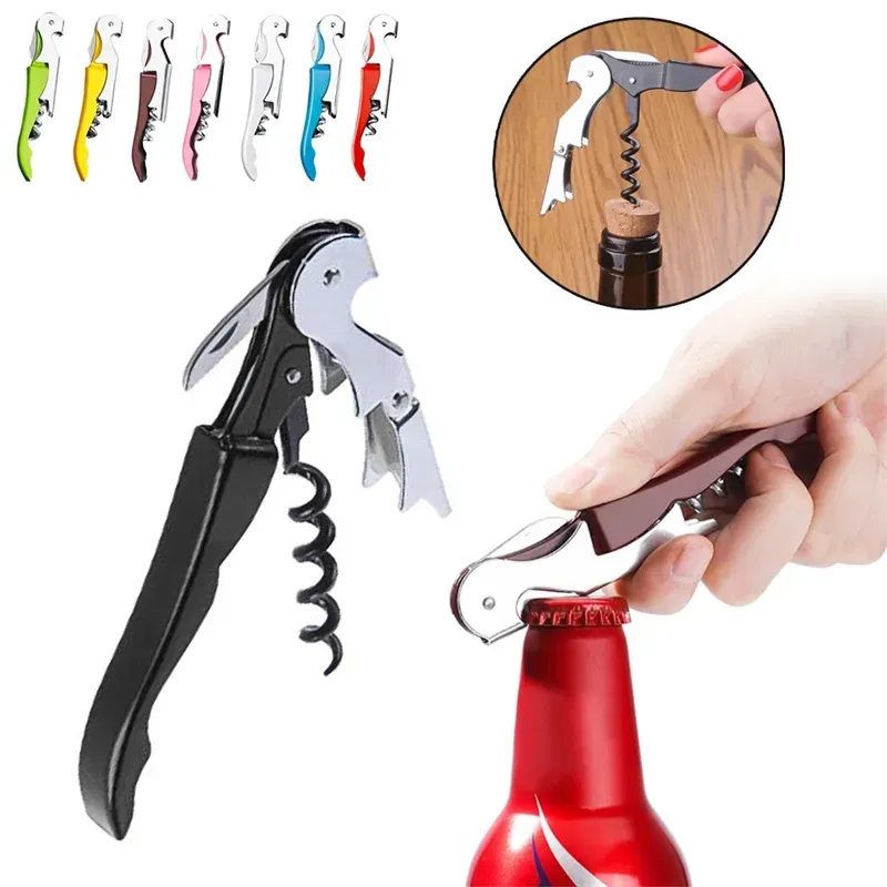 Stainless Steel Multifunctional Cork Screw Corkscrew For Wine, Beer ...