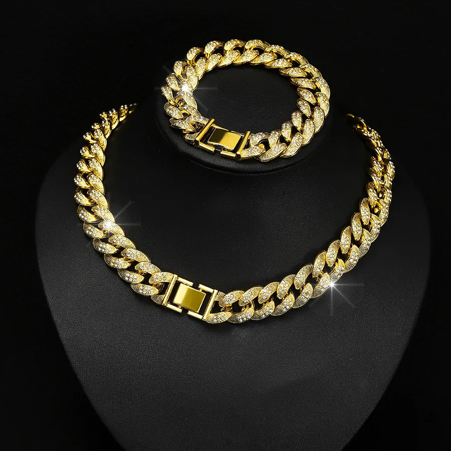 Miami Cuban Link Chains For Men 16mm Hip Hop Iced... From Yambags, $5. ...