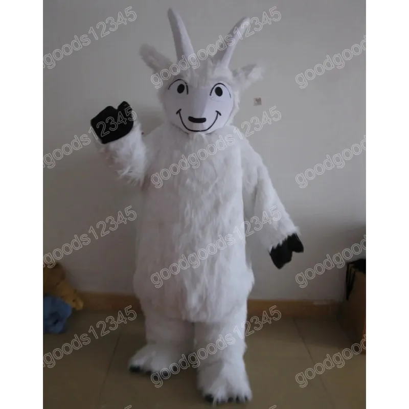 DHgate.com:Christmas Lovely White Goat Mascot Costumes Halloween Fancy ...