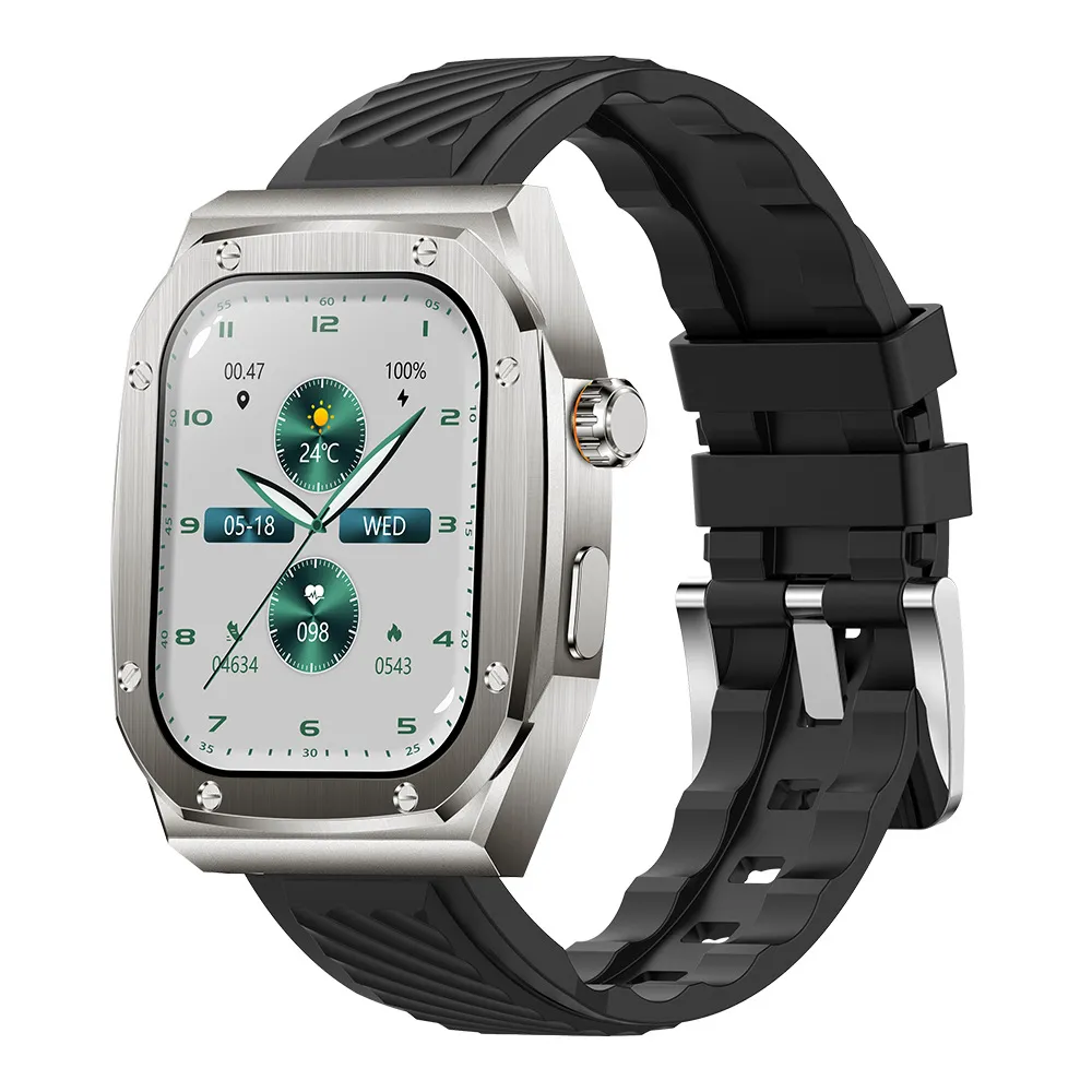 1 Large Screen Smartwatch - Men's Athletic Smart Watch with Bluetooth ...