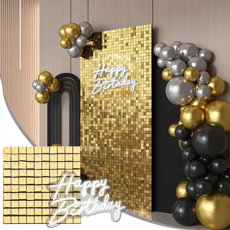DHgate.com:Premium Iridescent Sequin Backdrop Panels for Party, Wedding ...