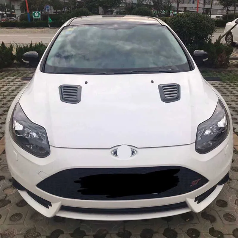 2024 Universal Car Bonnet Hood Air Vents Intake Scoop Cover, Glossy ...