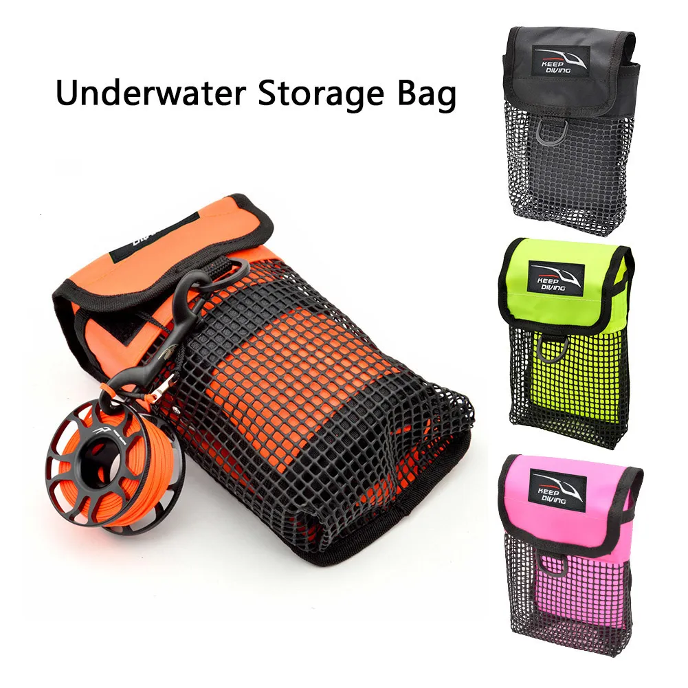 Dry Storage Underwater Bag Portable Mesh Scuba Diving Travel Bags With ...