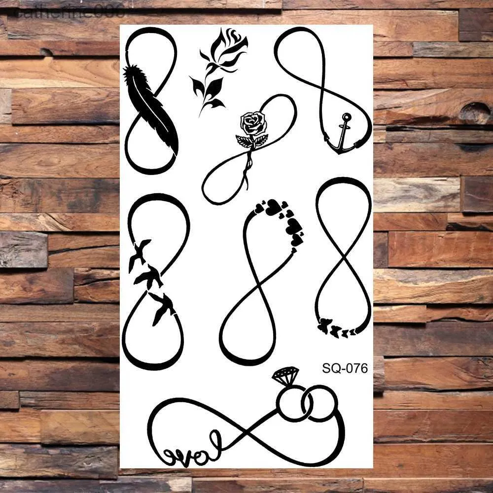 DHgate.com:Vibrant Temporary Tattoos: Colorful Infinity Dog Paws, Lips ...