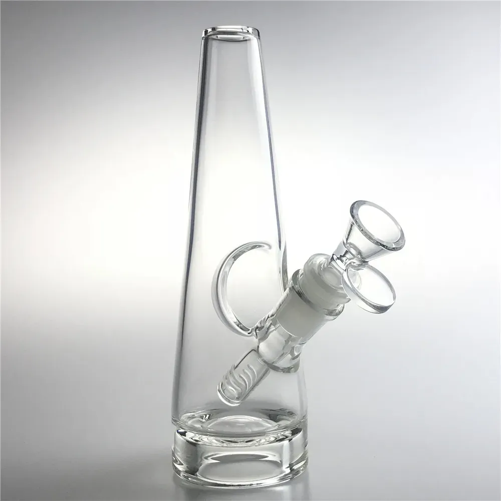 Premium 8 Inch Glass Hookah Water Pipe With Thick Bottom Triangle ...