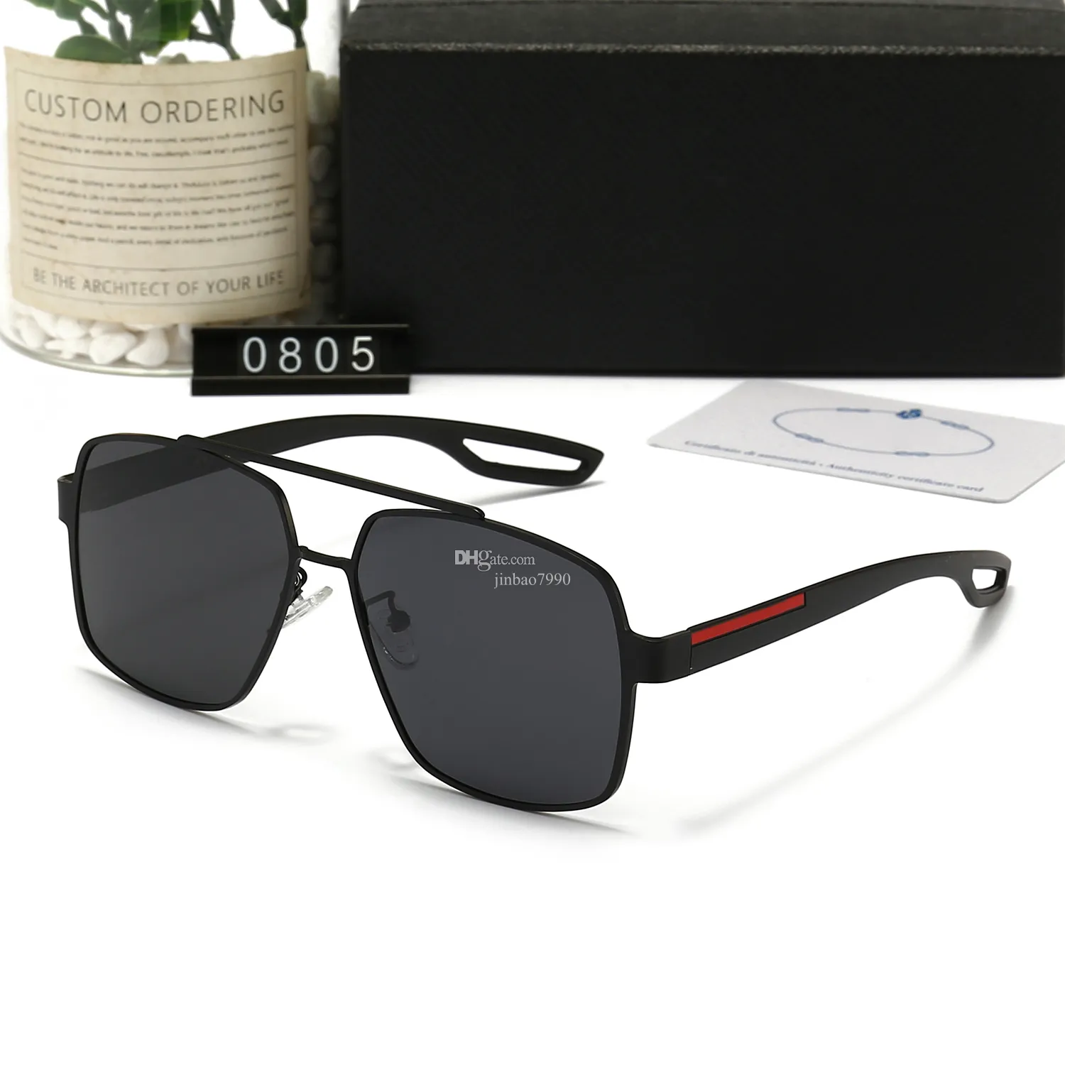 Designer Polaroid Frame Sunglasses Oversized Lens Beach Shading UV ...