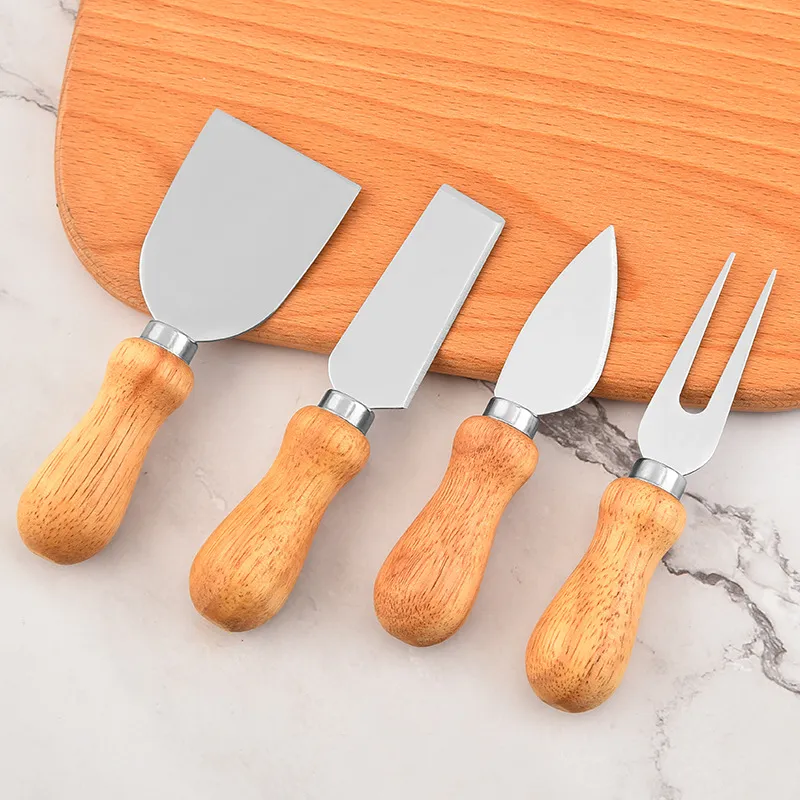 Stainless Steel Cheese Knives With Round Handle Cheese Cutter Cheese ...