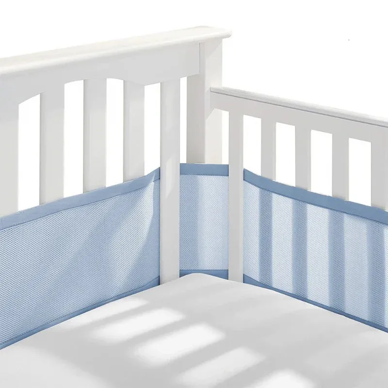 DHgate.com:160x30cm Anti-collision Breathable Baby Crib Bed Rails Cot ...