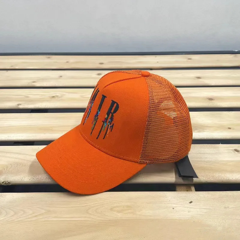 Luxury Designer Orange Hunting Baseball Cap For Men And Women ...