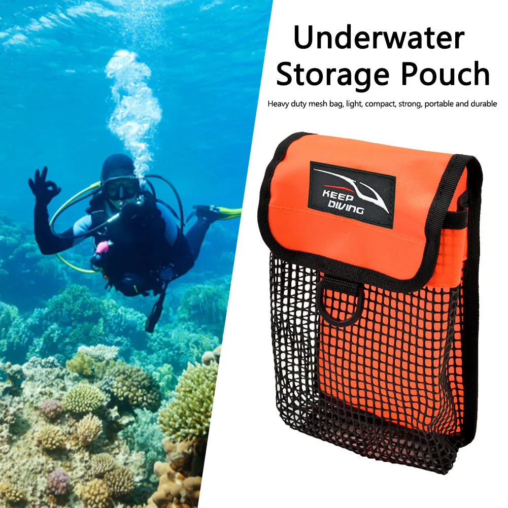 Diving Dry Bag Mesh Scuba Diving Gear Bag With Snap Closure, Underwater ...