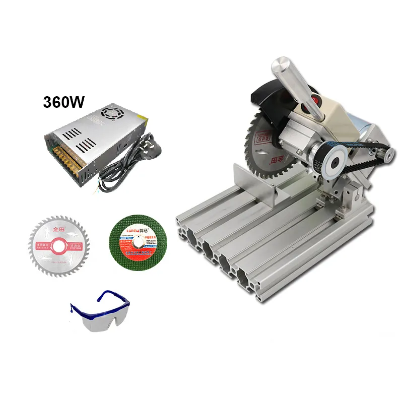 Micro Cutter: 45° DIY Drill & Aluminum Alloy Table Saw For Precise ...
